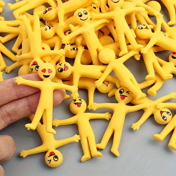 Yellow Stretchy Man Set – Antistress Fun for All Ages | GadWitch Toys
